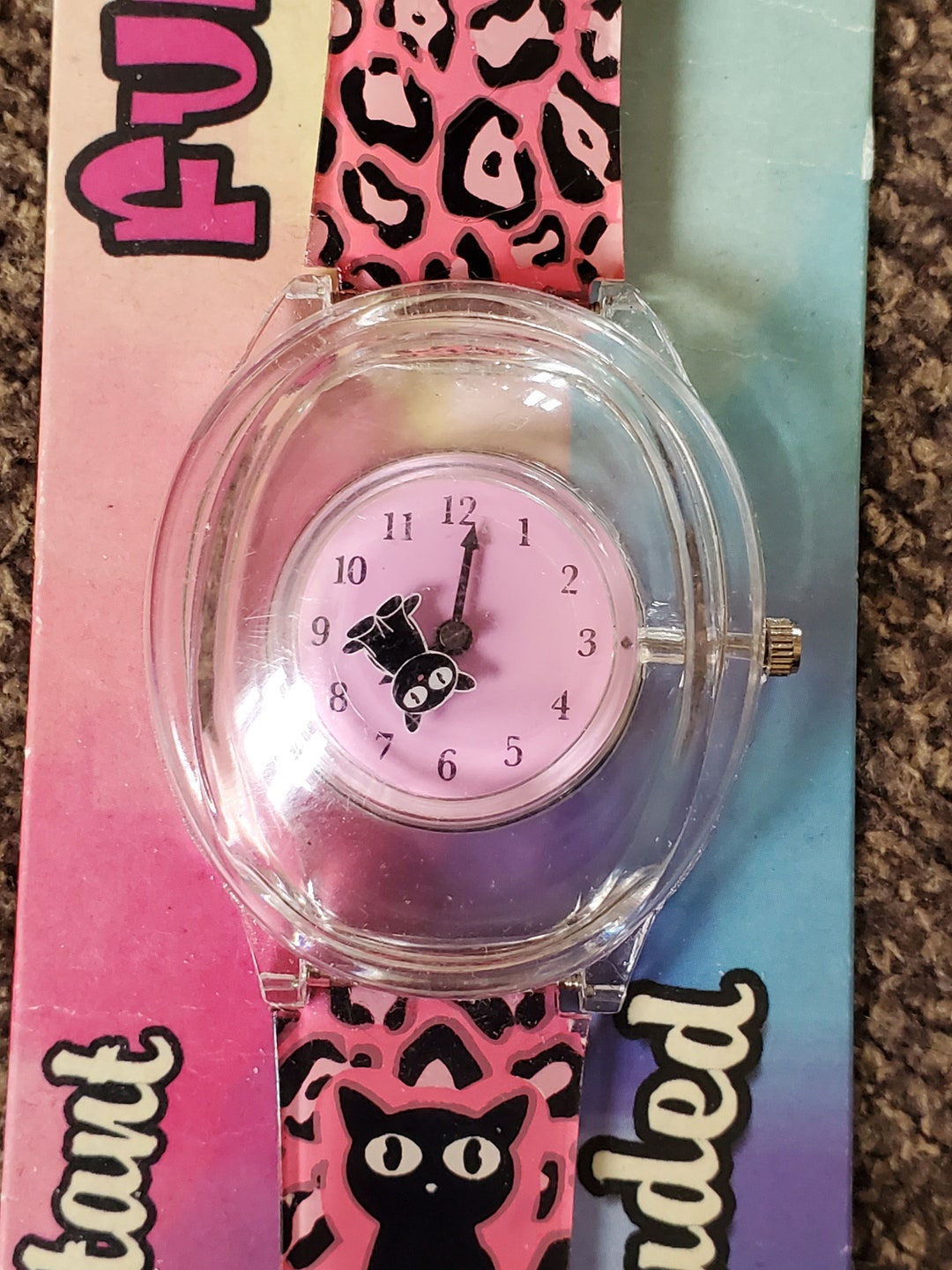 Vintage Kitty Kat Watch - Etsy