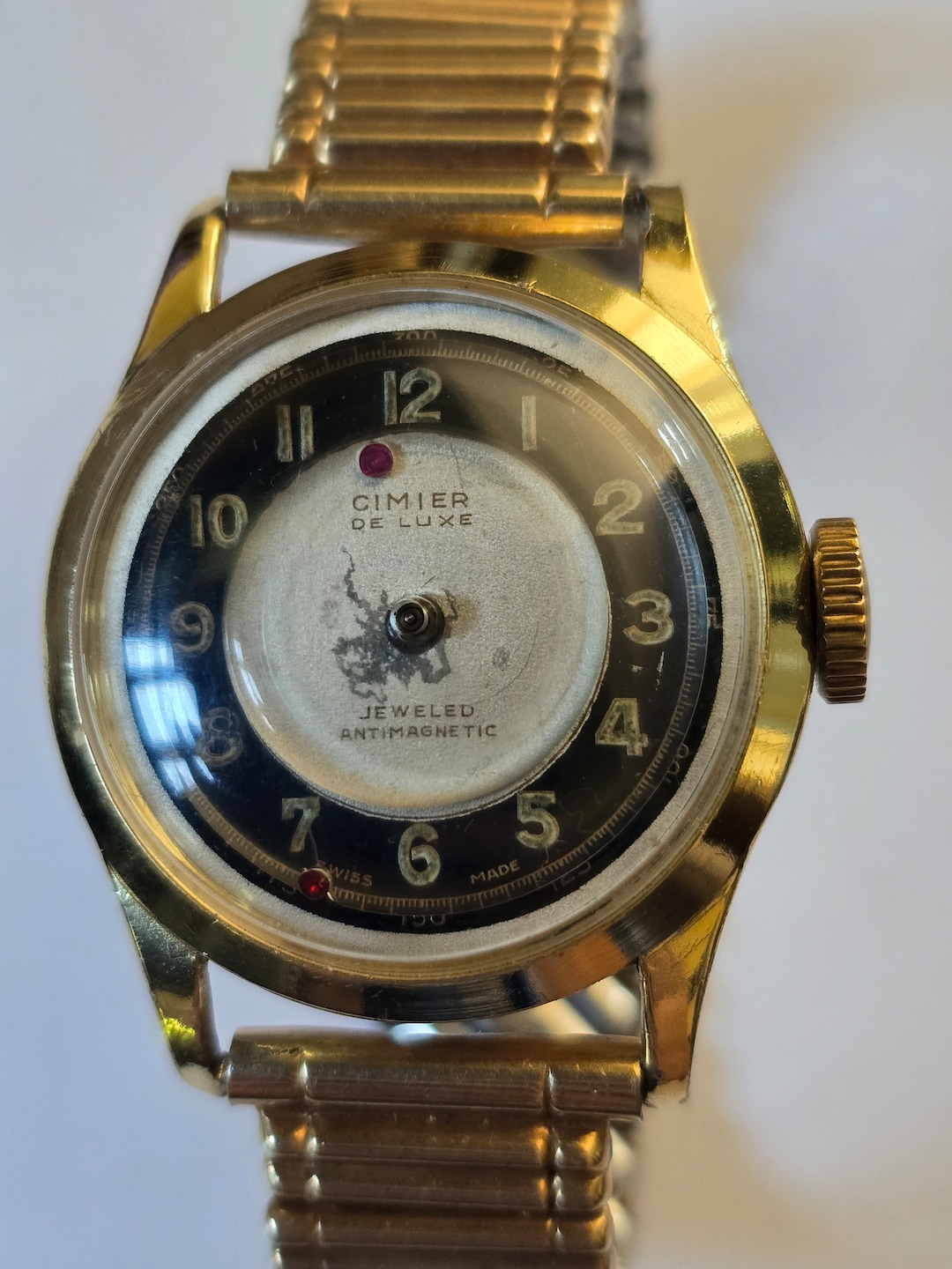 Vintage Cimier De Luxe Mystery Dial Watch - Etsy