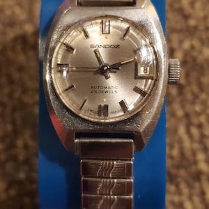 Vintage Sandoz 25 Jewel Automatic Ladies Watch - Etsy