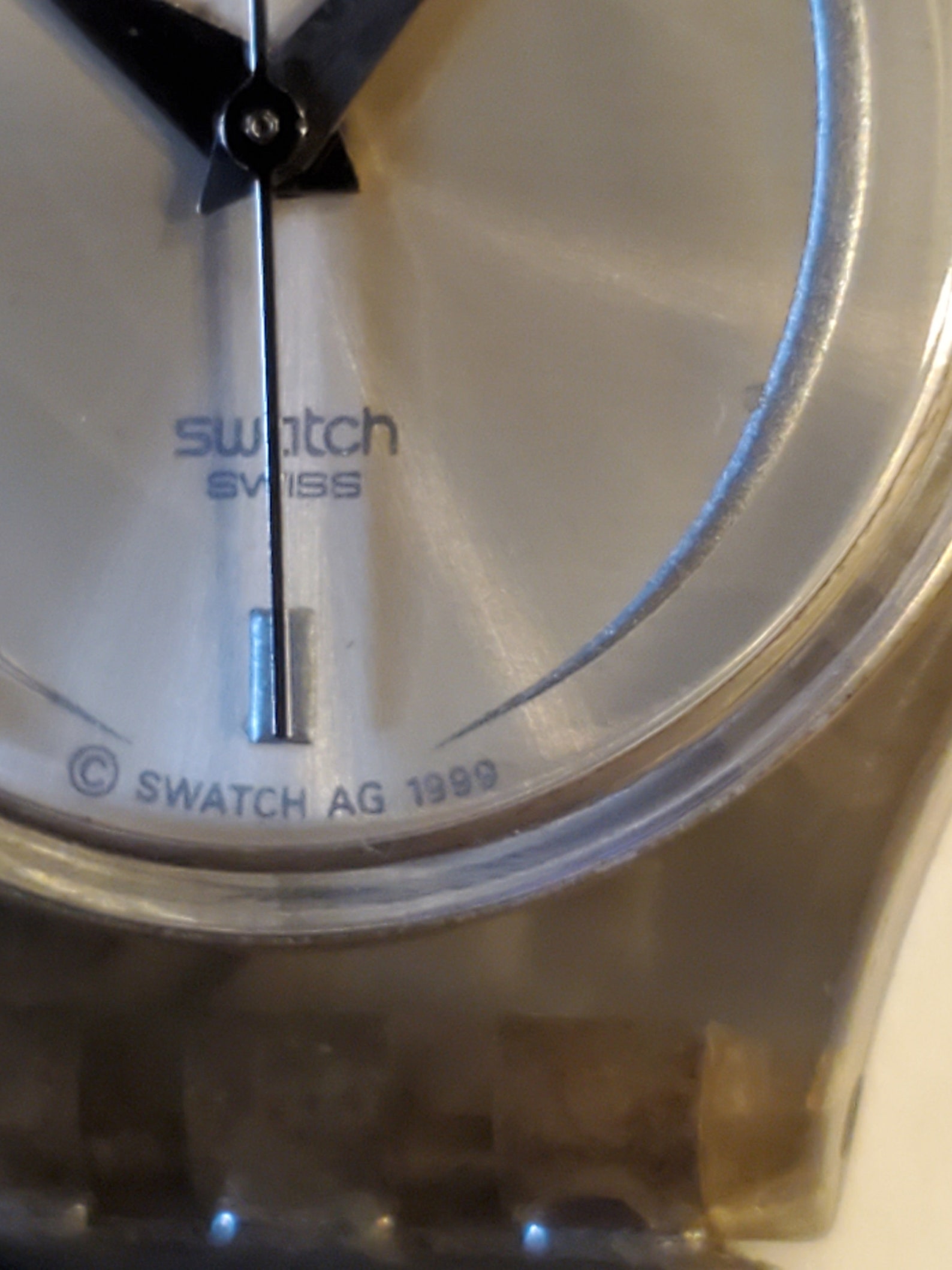 Swatch Watch With Metal Chain Strap small Head - Etsy