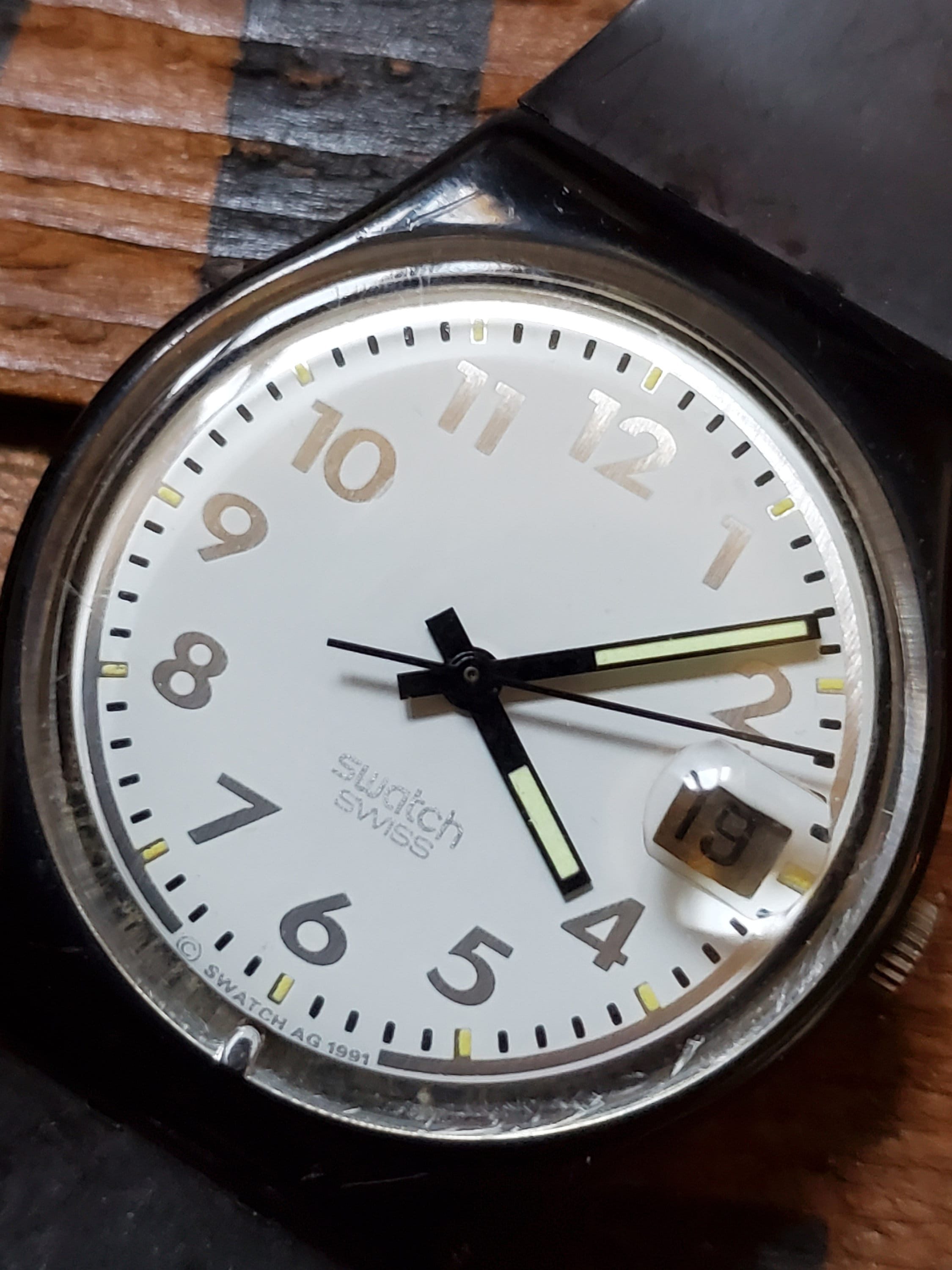 Vintage Swatch Watch GB 413 - Etsy