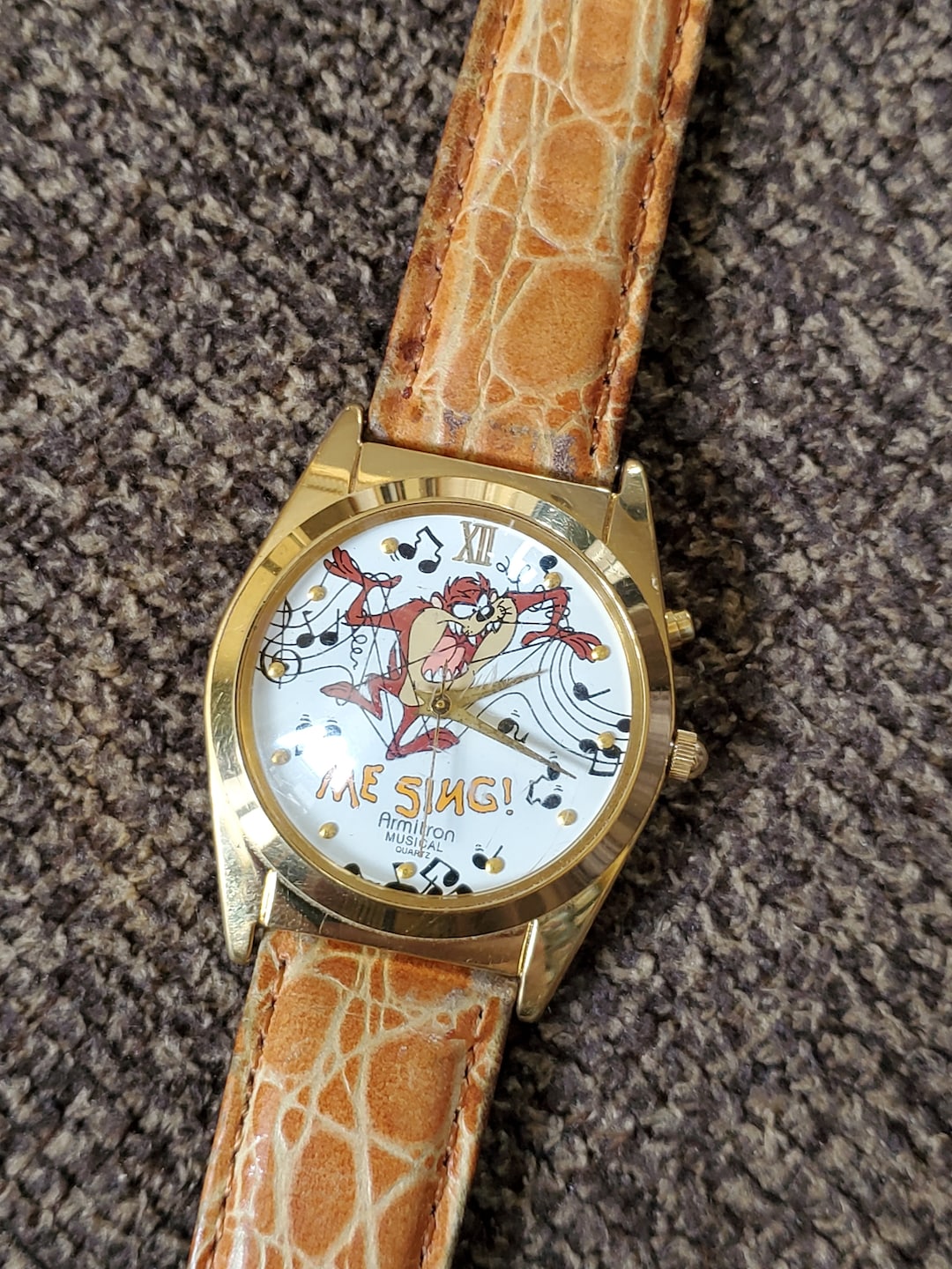 Vintage Musical Tazmanian Devil Watch by Armitron - Etsy
