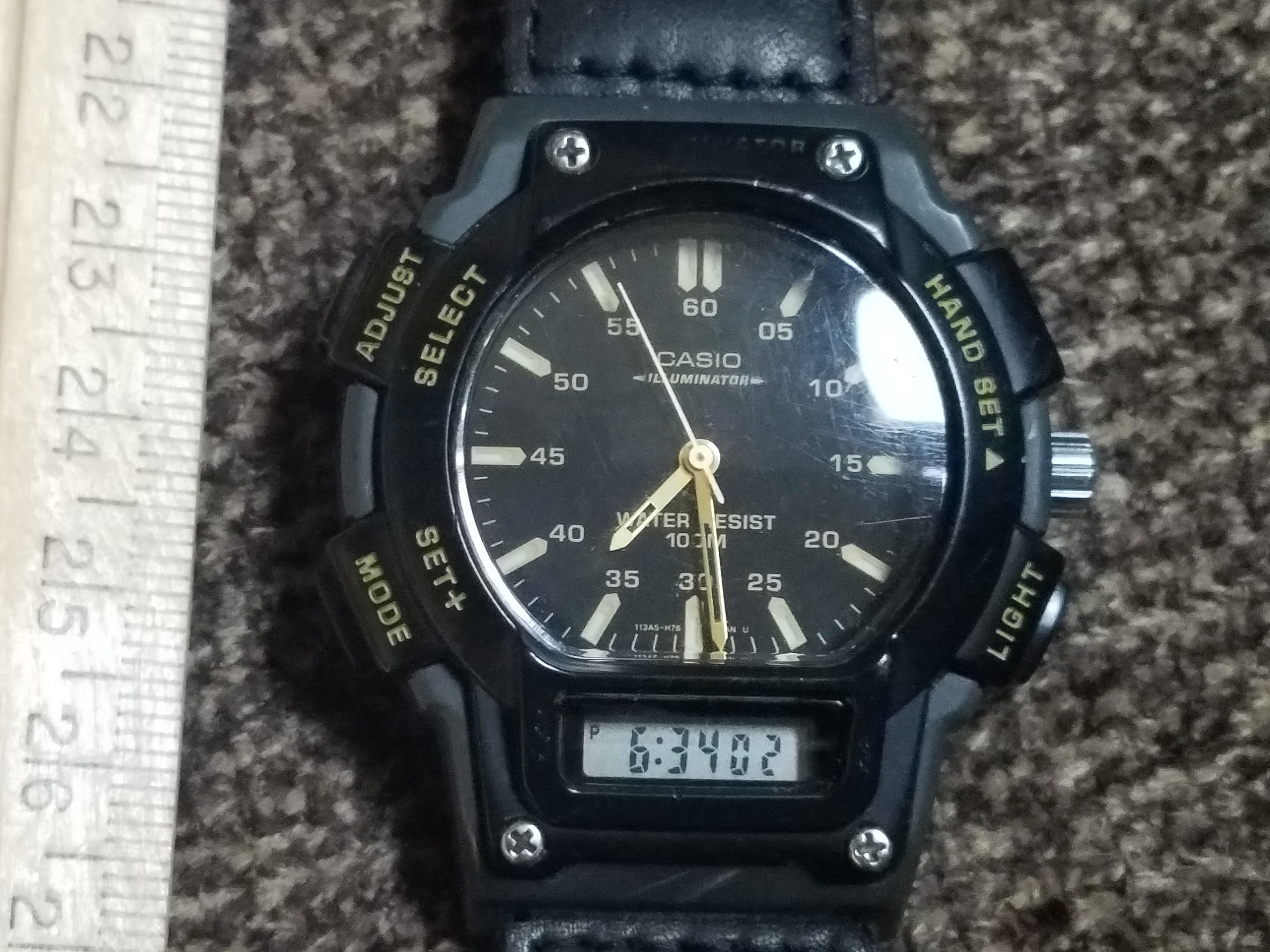 Vintage Casio Illuminator Analog Digital Watch Etsy Vintage Casio Illuminator Analog Digital Watch Etsy