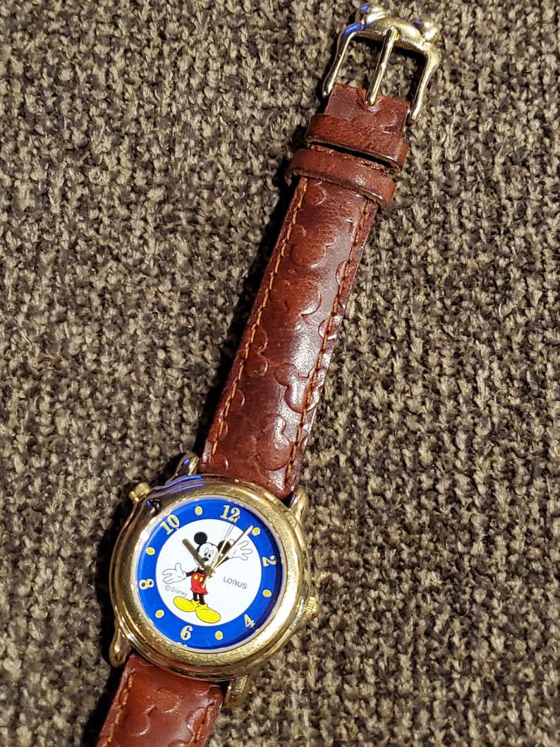 Musical Mickey Mouse Watch by Lorus | Etsy