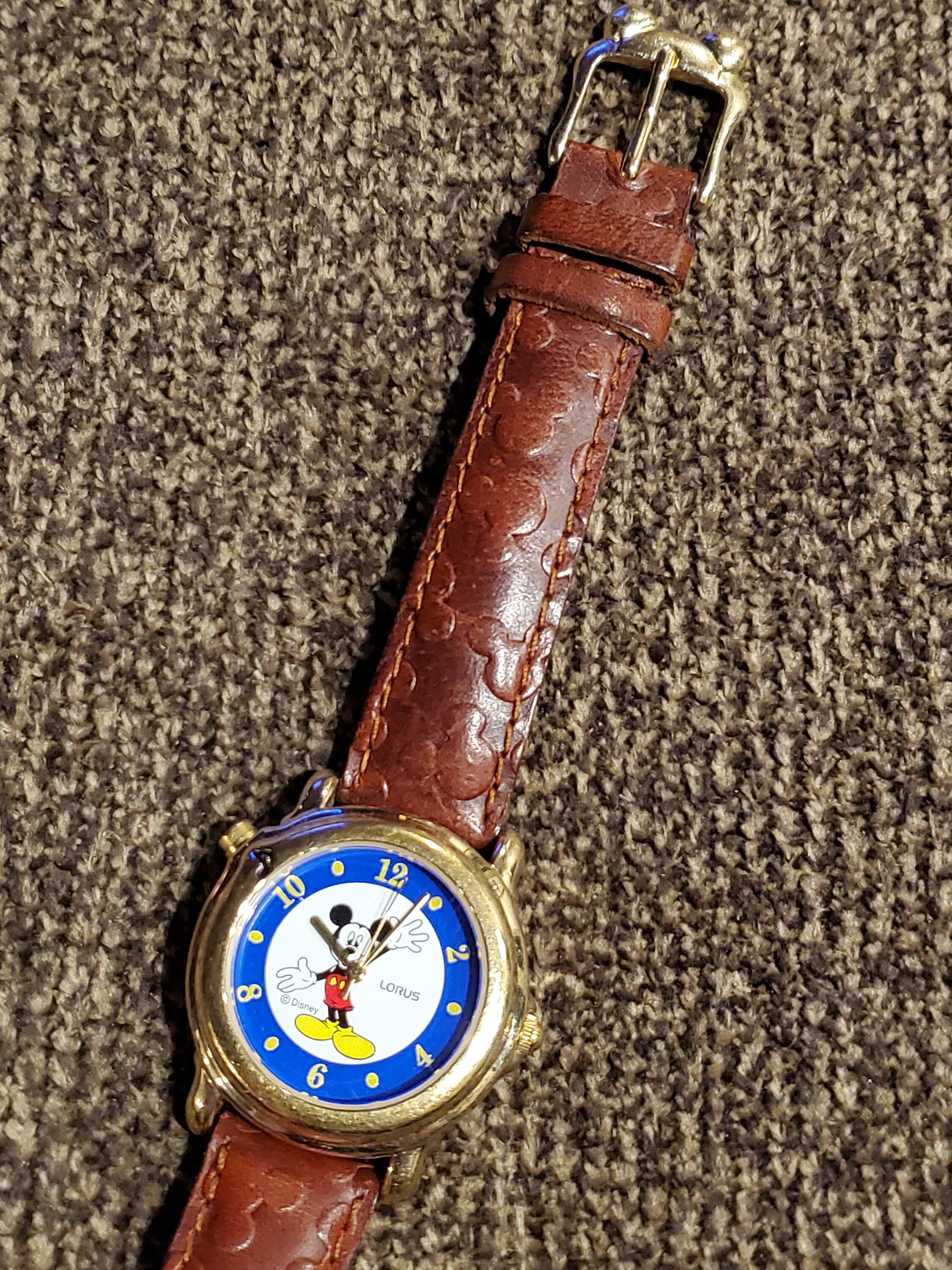 Musical Mickey Mouse Watch by Lorus | Etsy