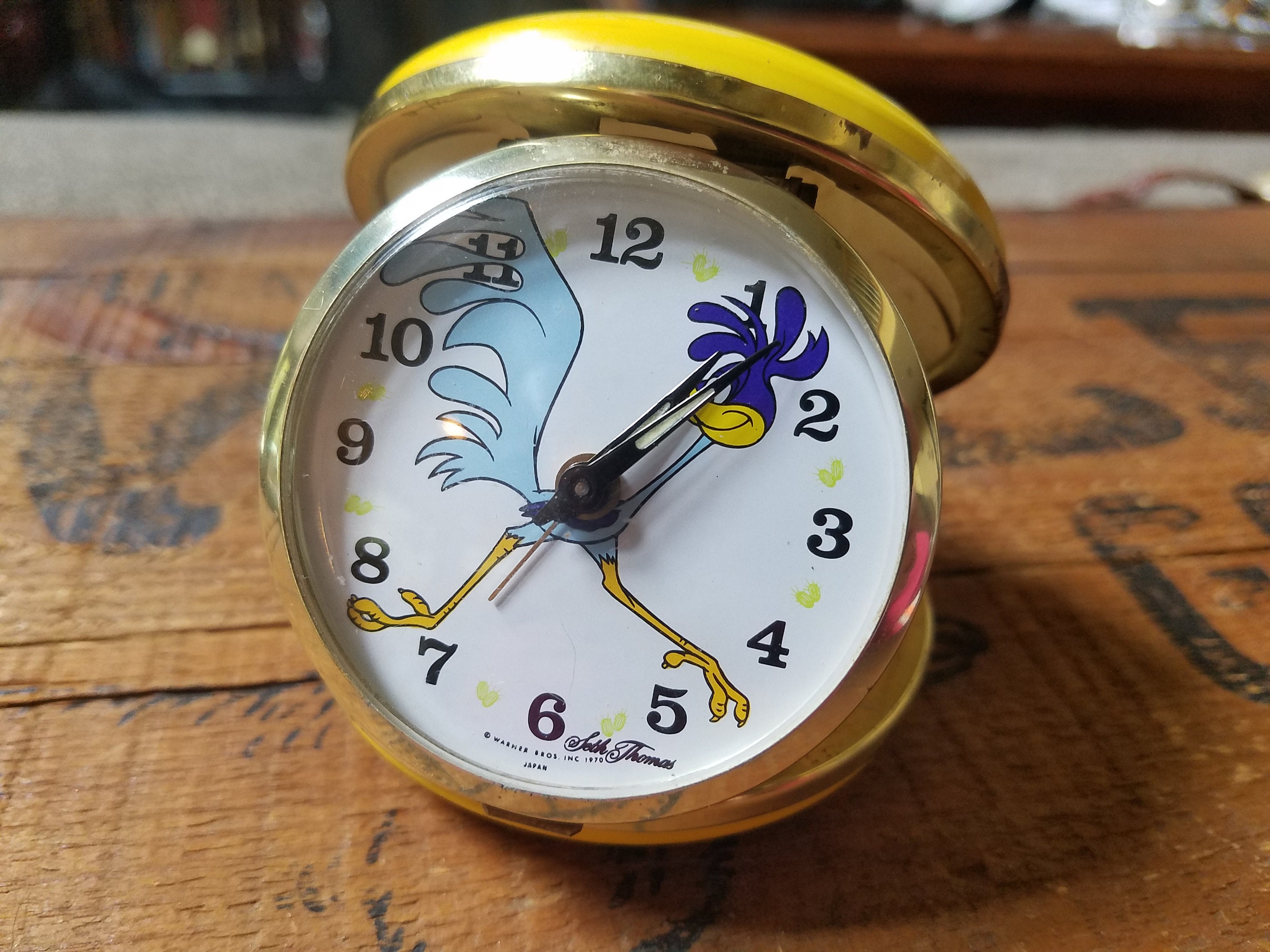 Vintage Seth Thomas Alarm Clock Road Runner 1970 | Etsy