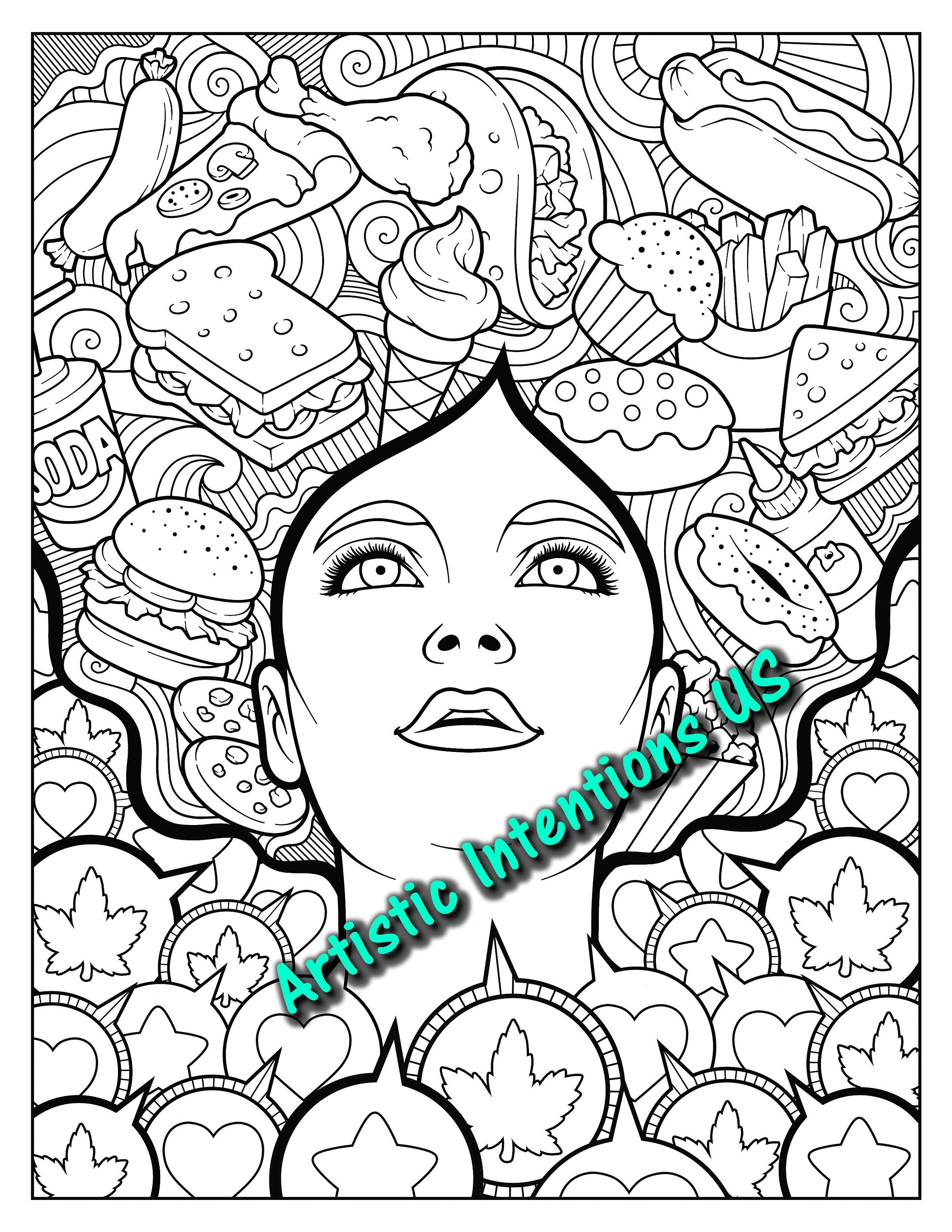 Altered States of Consciousness Coloring Page BUNDLE 30 Stunning and ...