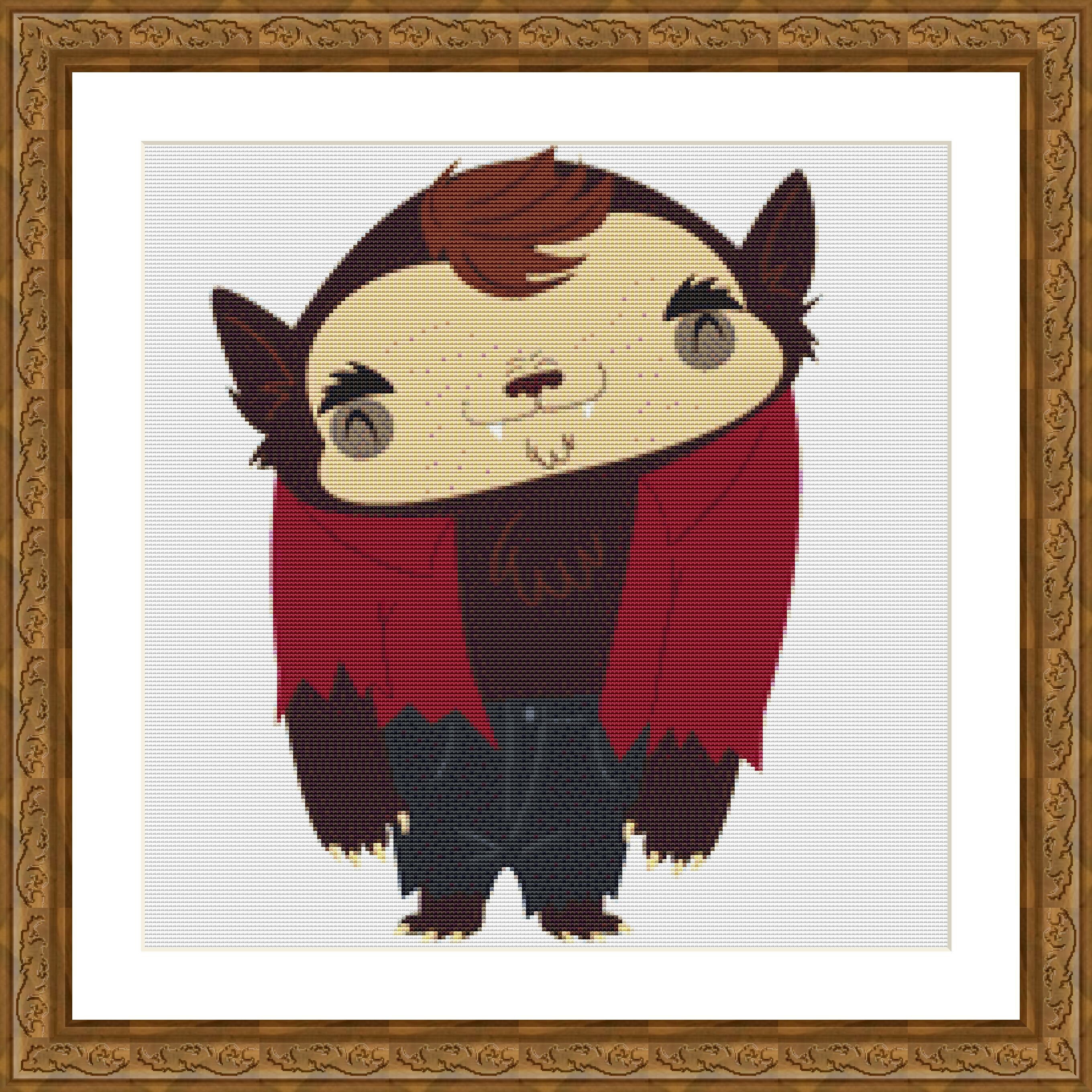 Cute Werewolf by Maria M. Rodriguez Counted Cross Stitch Pattern, Cross ...