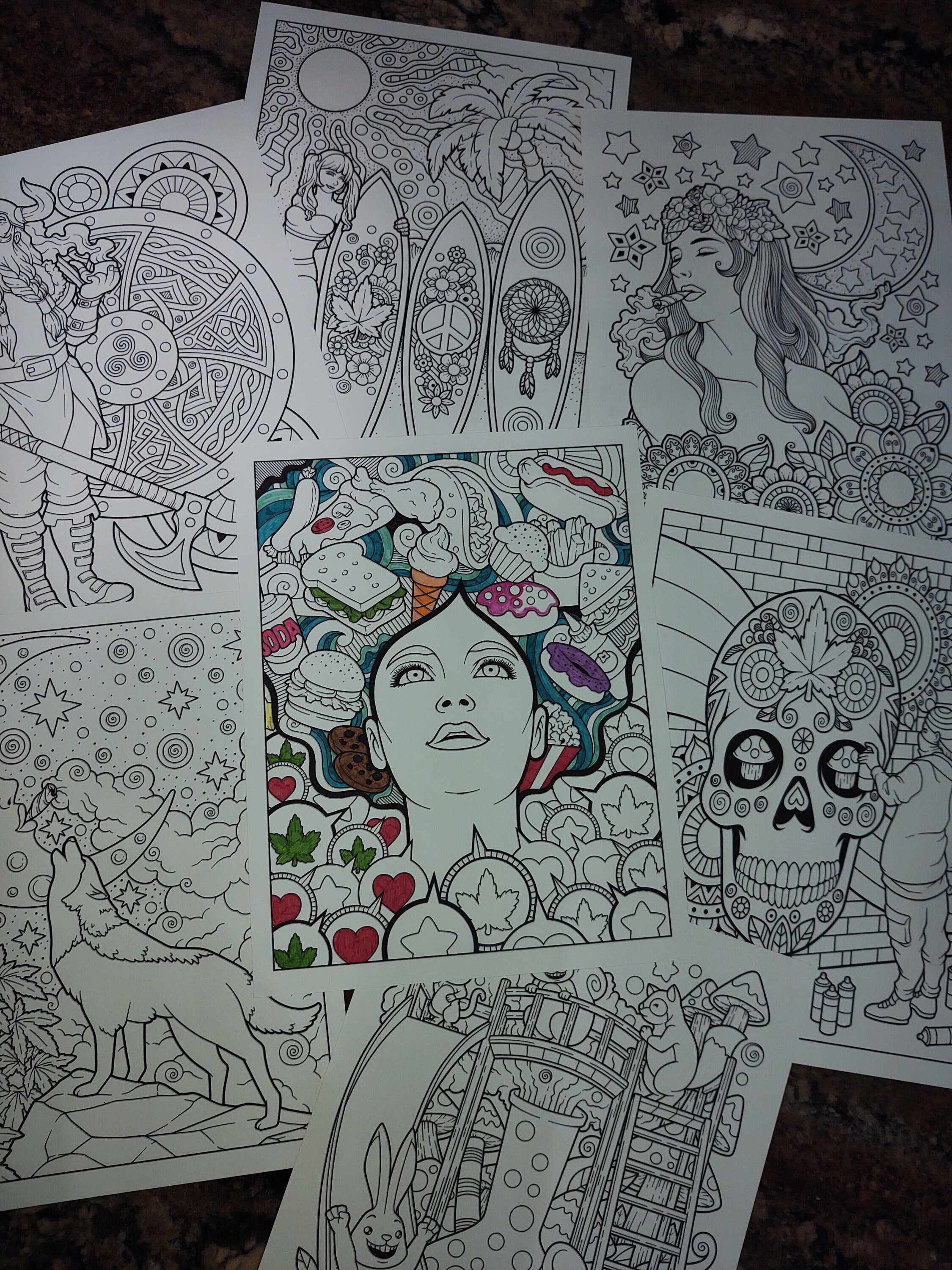 Altered States of Consciousness Coloring Page BUNDLE 30 Stunning and ...