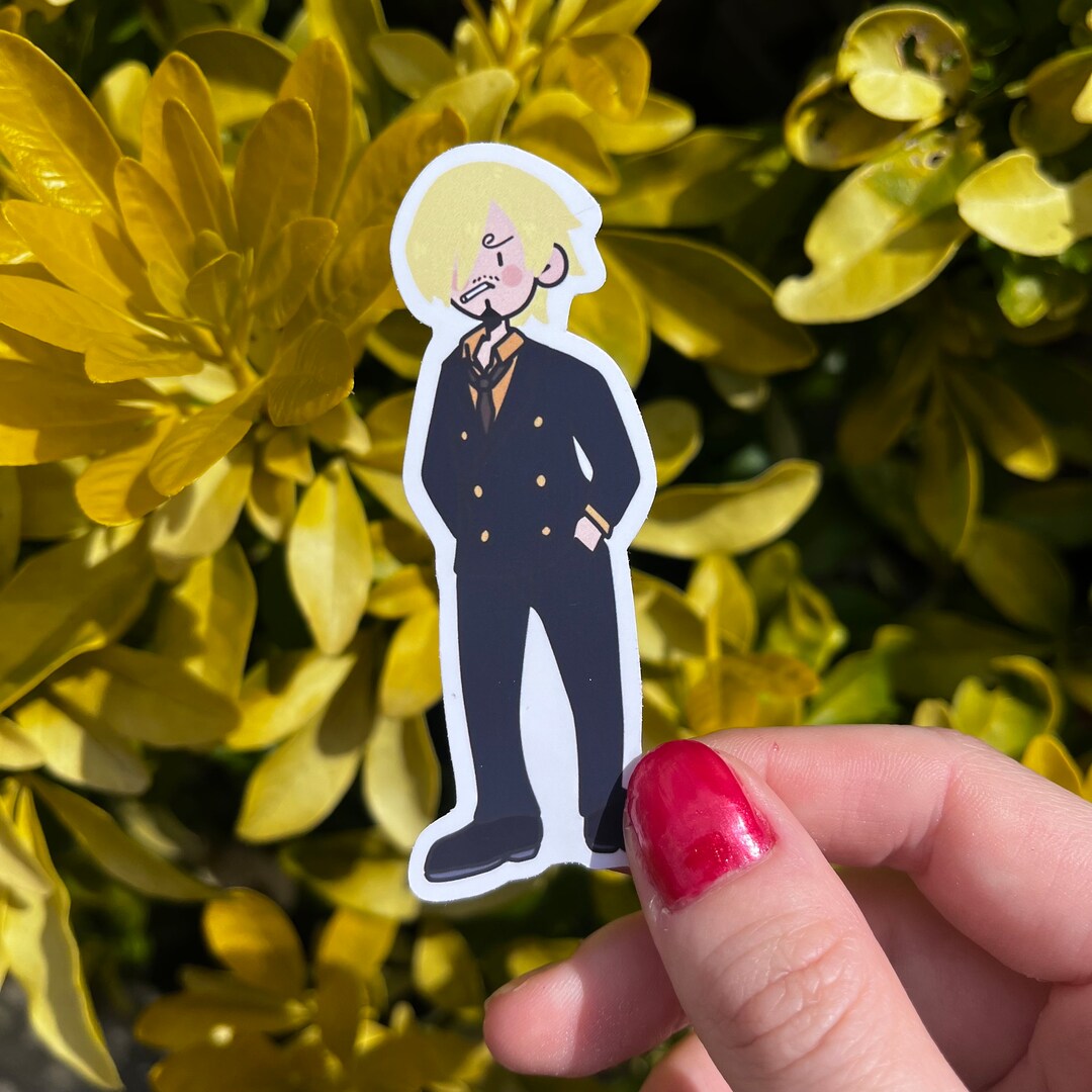 Cute Pirate Anime Sticker: Sanji Laptop Sticker, Vinyl Sticker - Etsy