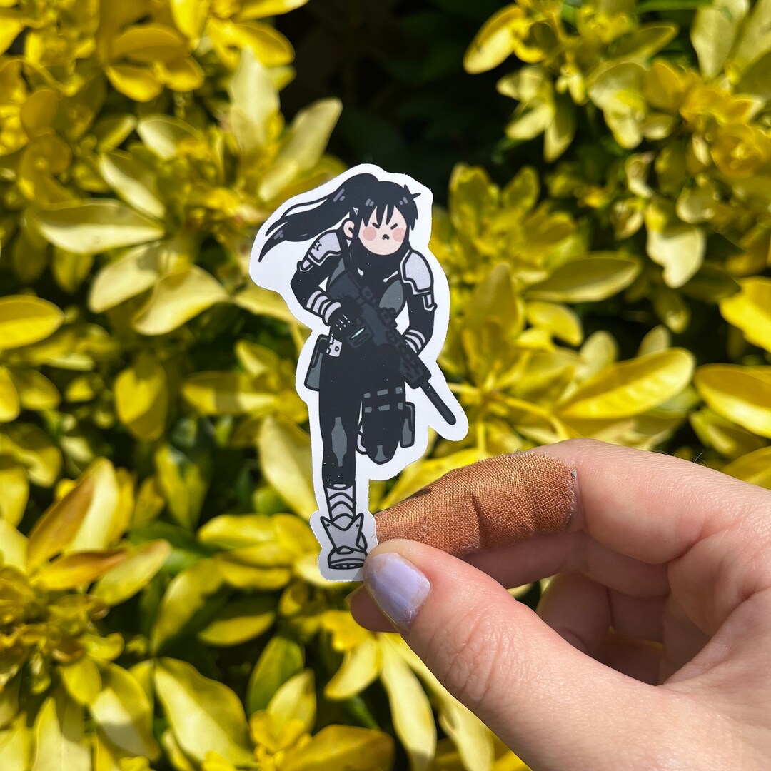 Cute Defence Force Anime Sticker: Mina Laptop Sticker, Vinyl Sticker - Etsy
