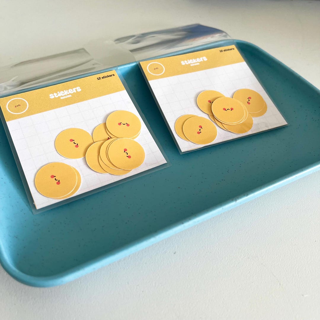 Stationary Pack: Mini Cute Smiley Sticker Pack, Teacher Stickers, Smile ...