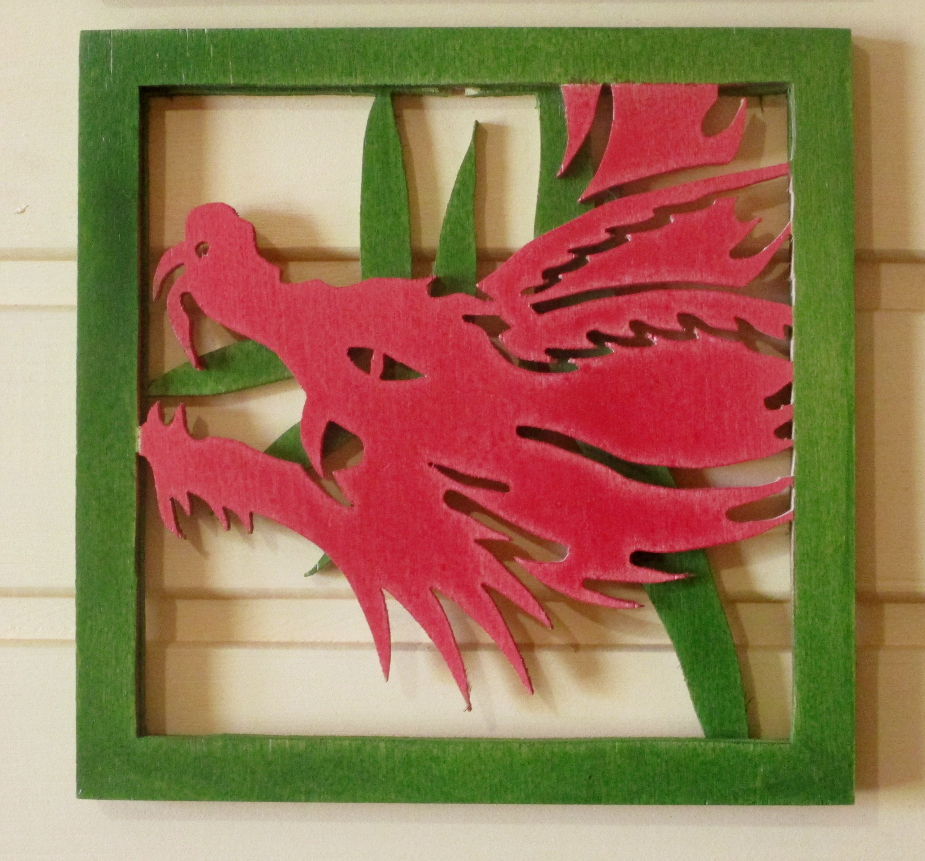 Picture-dragon. Scroll saw pattern.pdf svg | Etsy