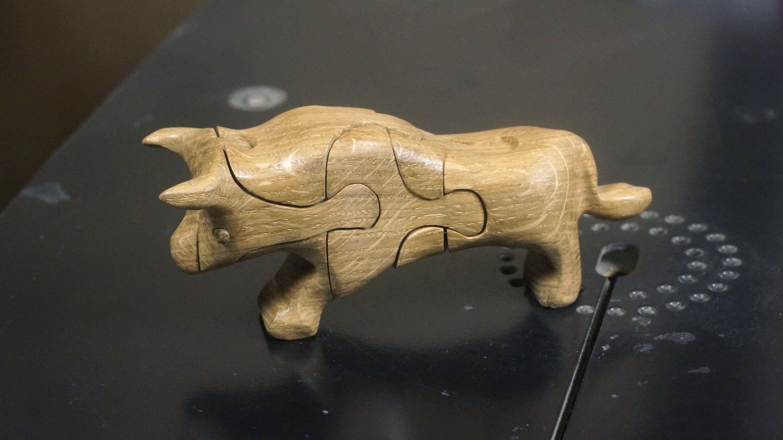 Scroll saw pattern.pdf png svg Bull. 3d puzzle | Etsy