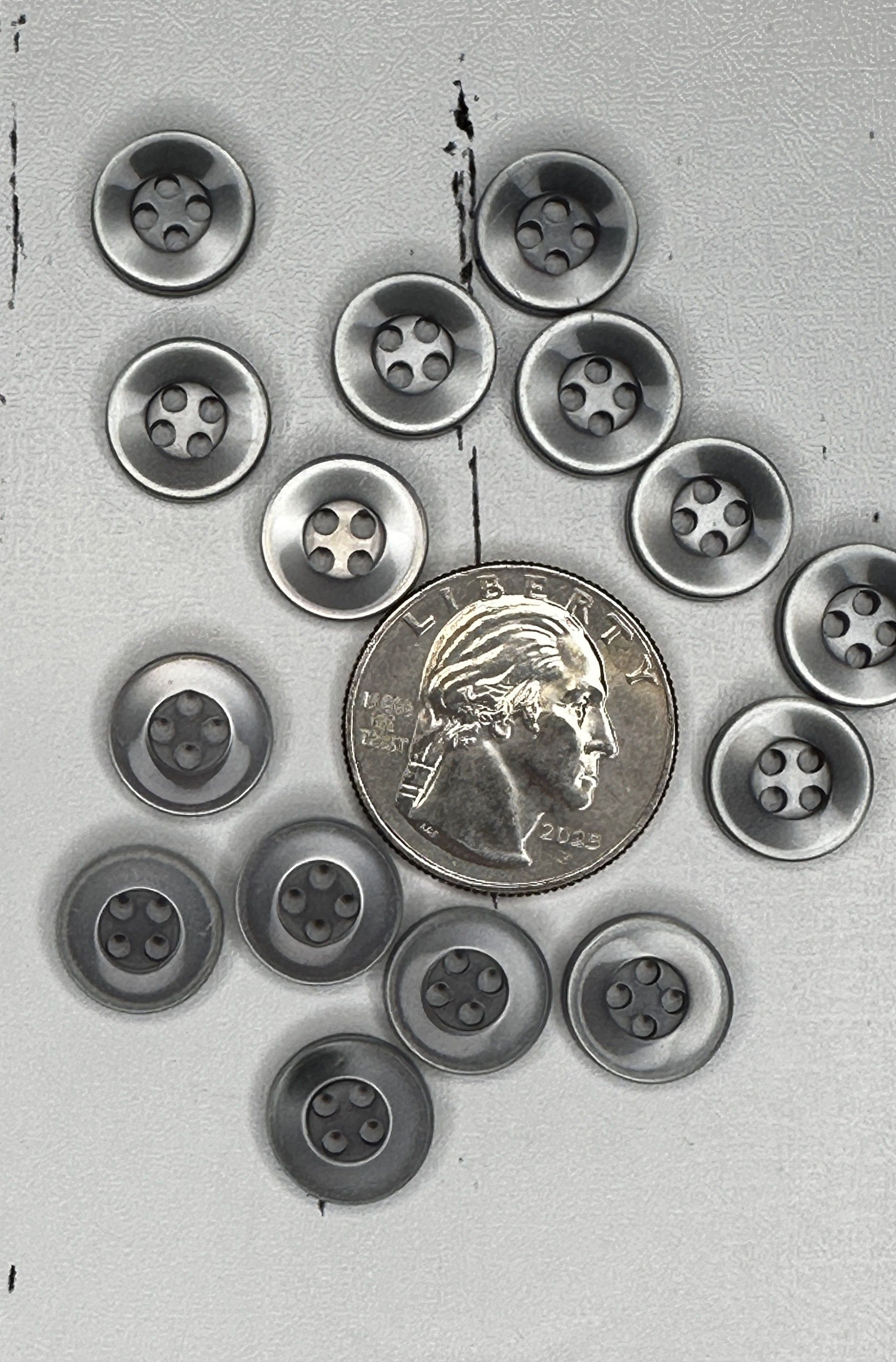 15 NPS Gray Buttons From National Park Uniform Shirt - Etsy