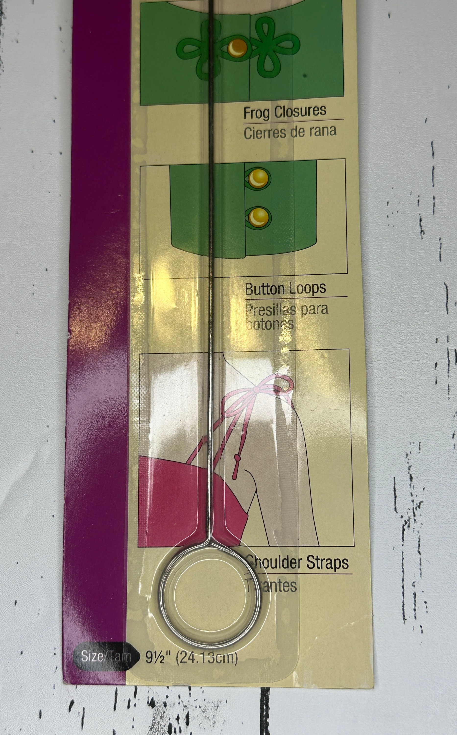 Dritz Loop Turner, 9 1/2" - Turning Bias Tubing, Chinese Ball Buttons ...