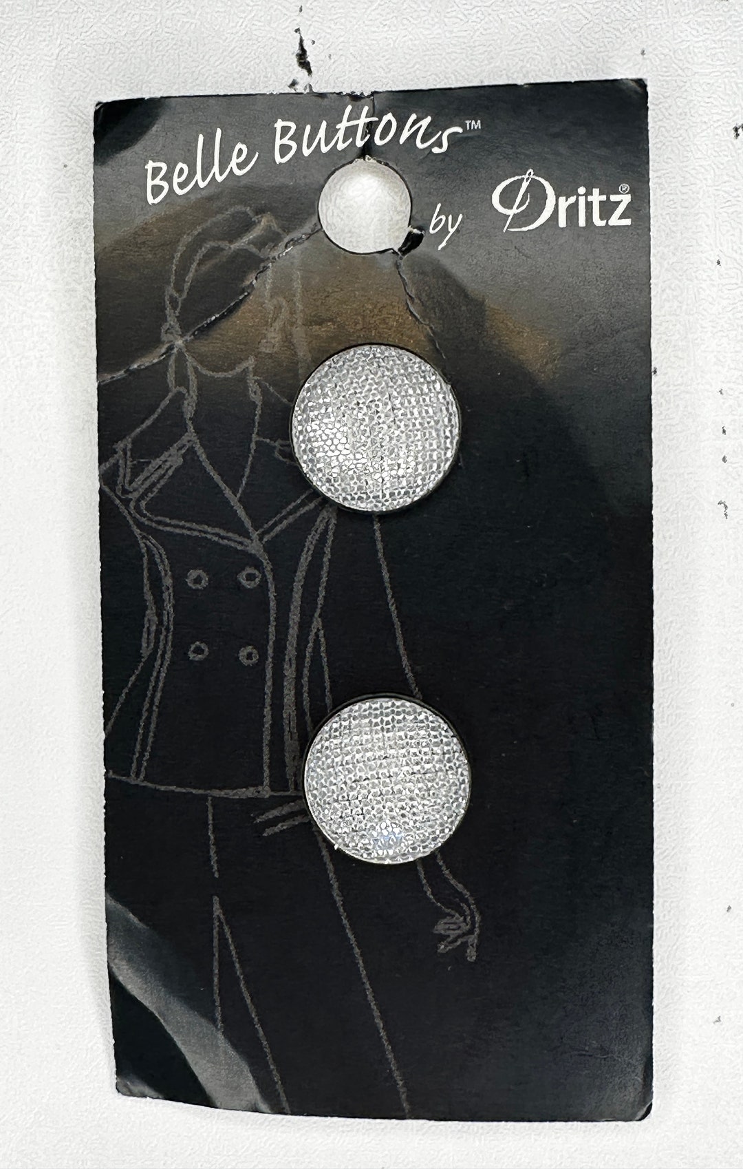 2 Sparkling Faceted Round Buttons - Etsy