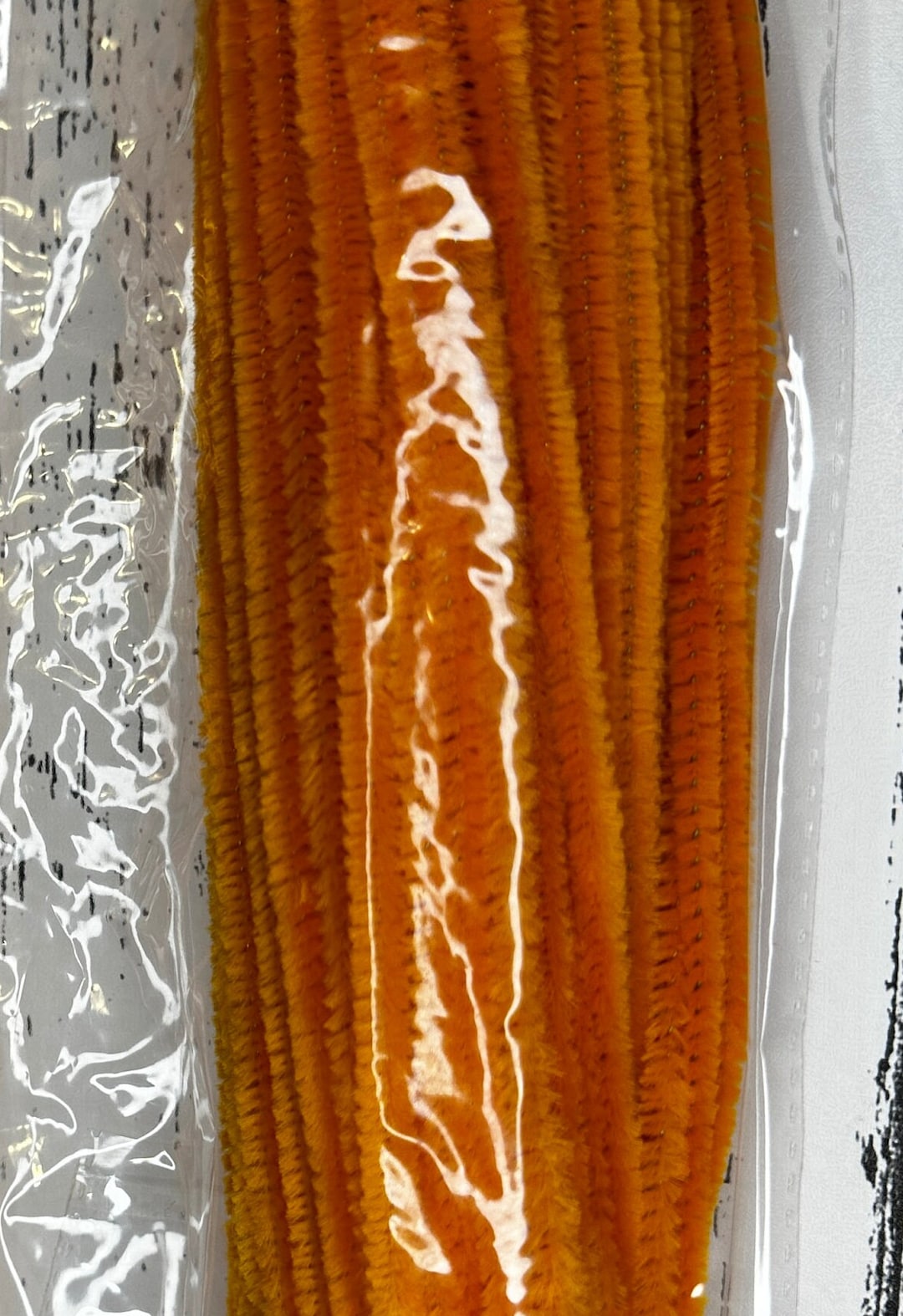 100 ORANGE Pipe Cleaners / Chenille Stem, Solid Color Pipe Cleaners Set ...