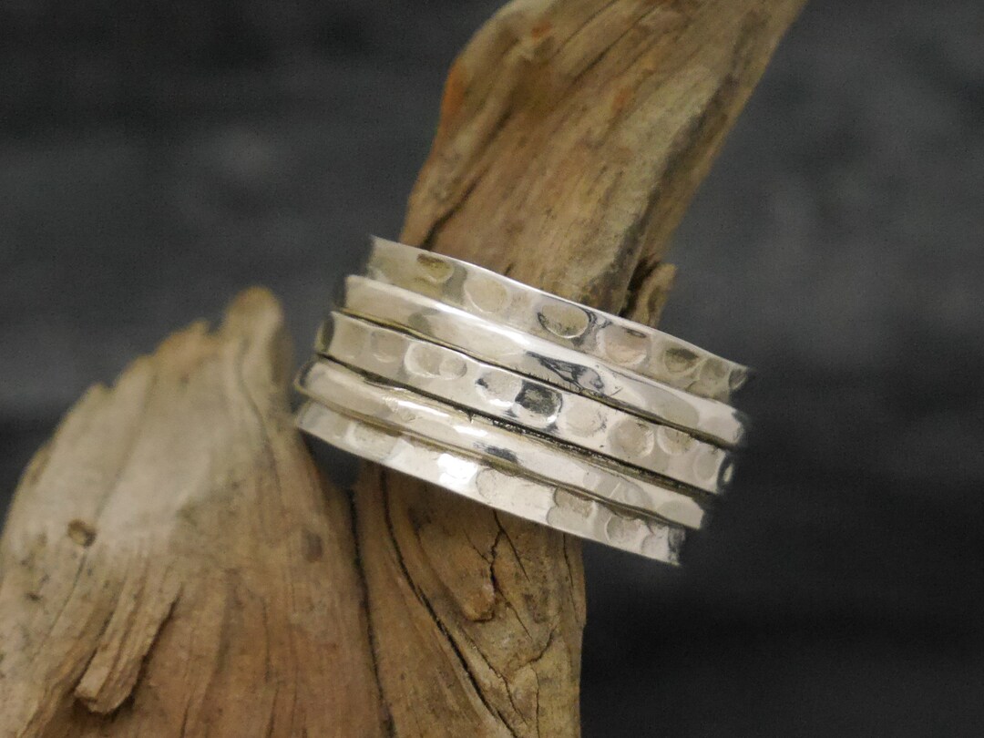 Silver Ring Rotating Ring - Etsy