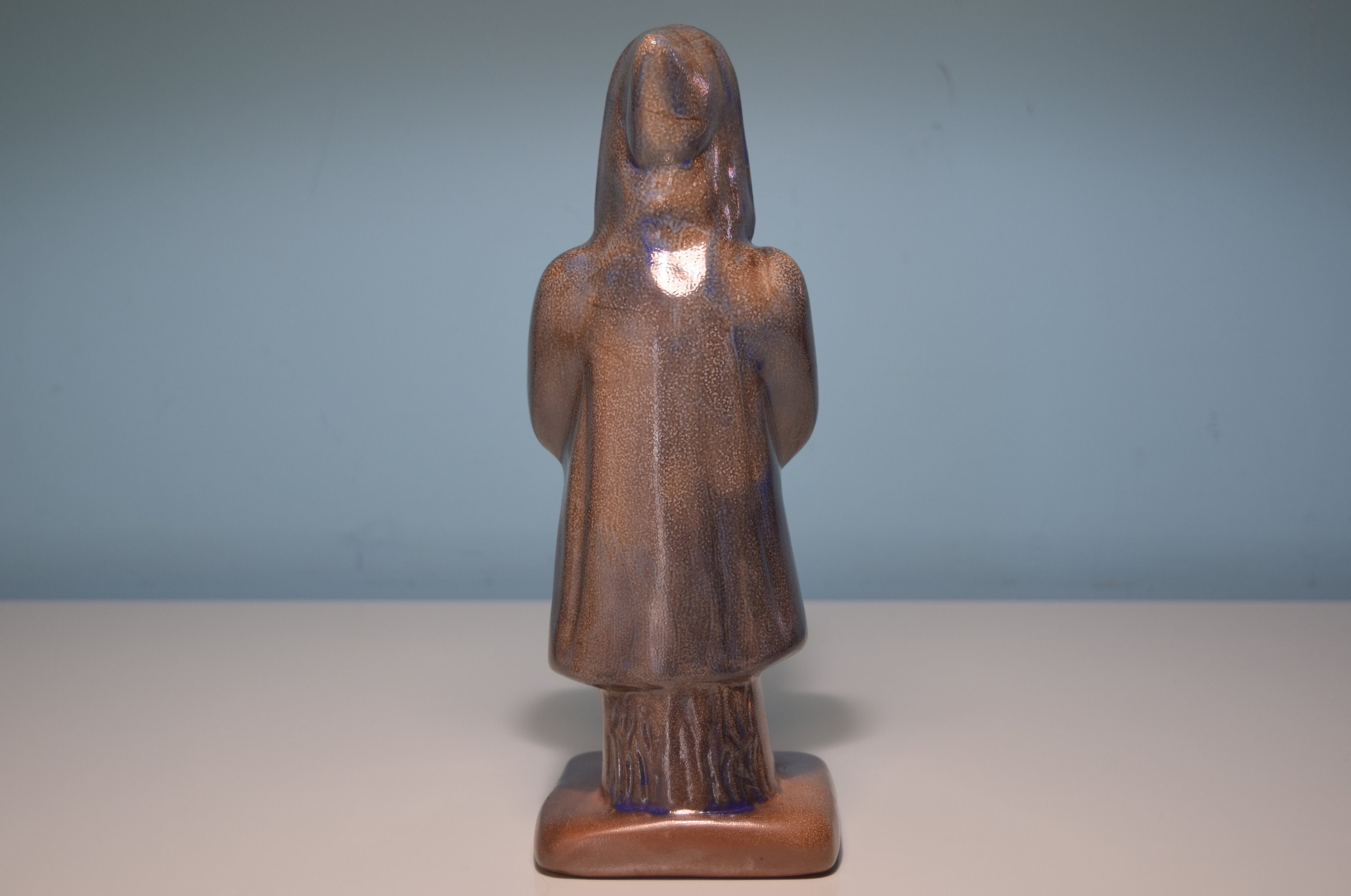 Unique Wizard Figurine Hand Painted & Signed - Etsy