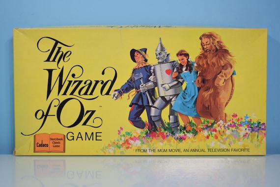 Wizard of Oz Board Game Vintage 1974 Edition Complete and - Etsy