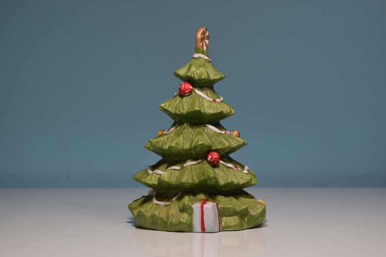 Vintage Music Box Porcelain Ceramic Christmas Tree By Mann | Etsy