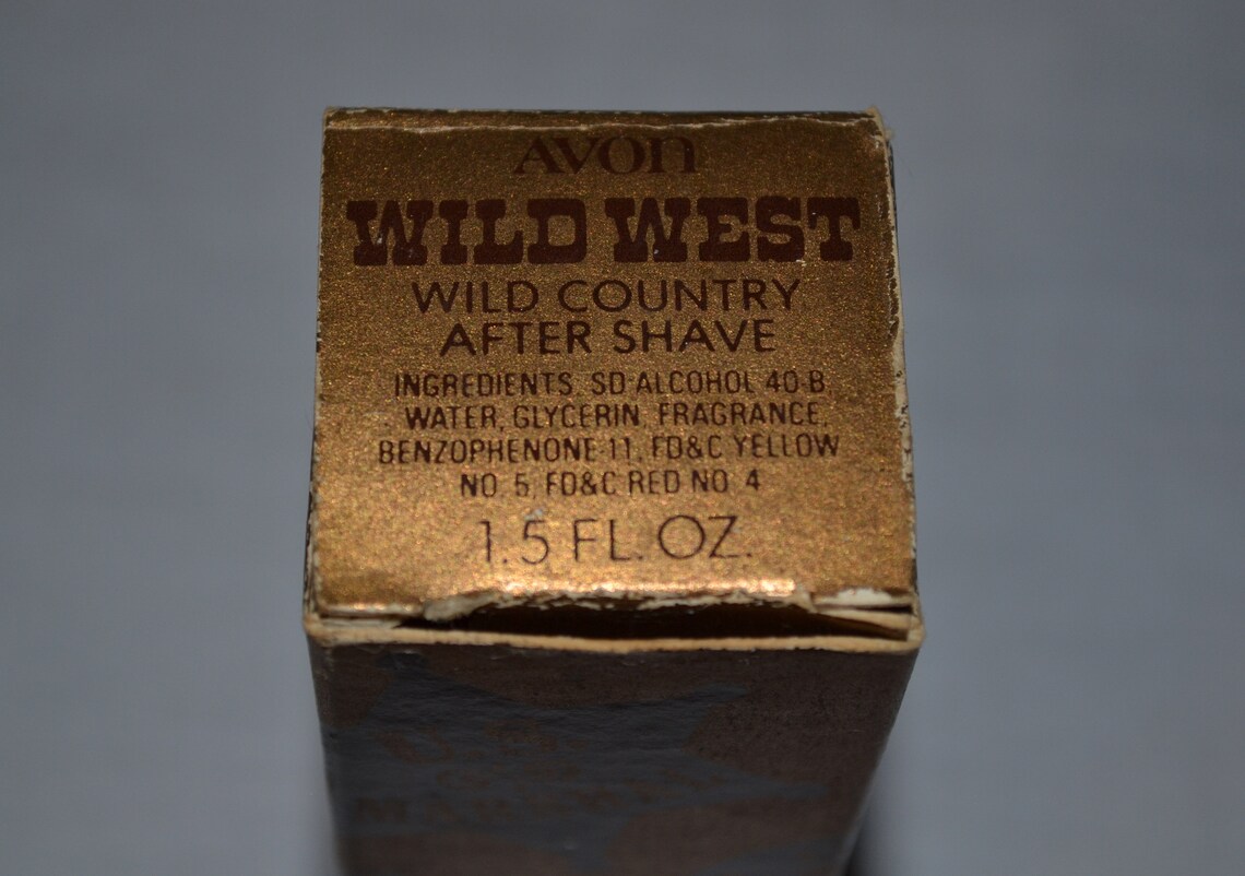 NEW IN BOX Vintage Bullet wild West Cologne Bottle Metallic Finish Rare ...
