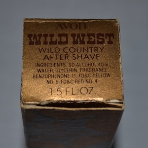 NEW IN BOX Vintage Bullet wild West Cologne Bottle Metallic Finish Rare ...