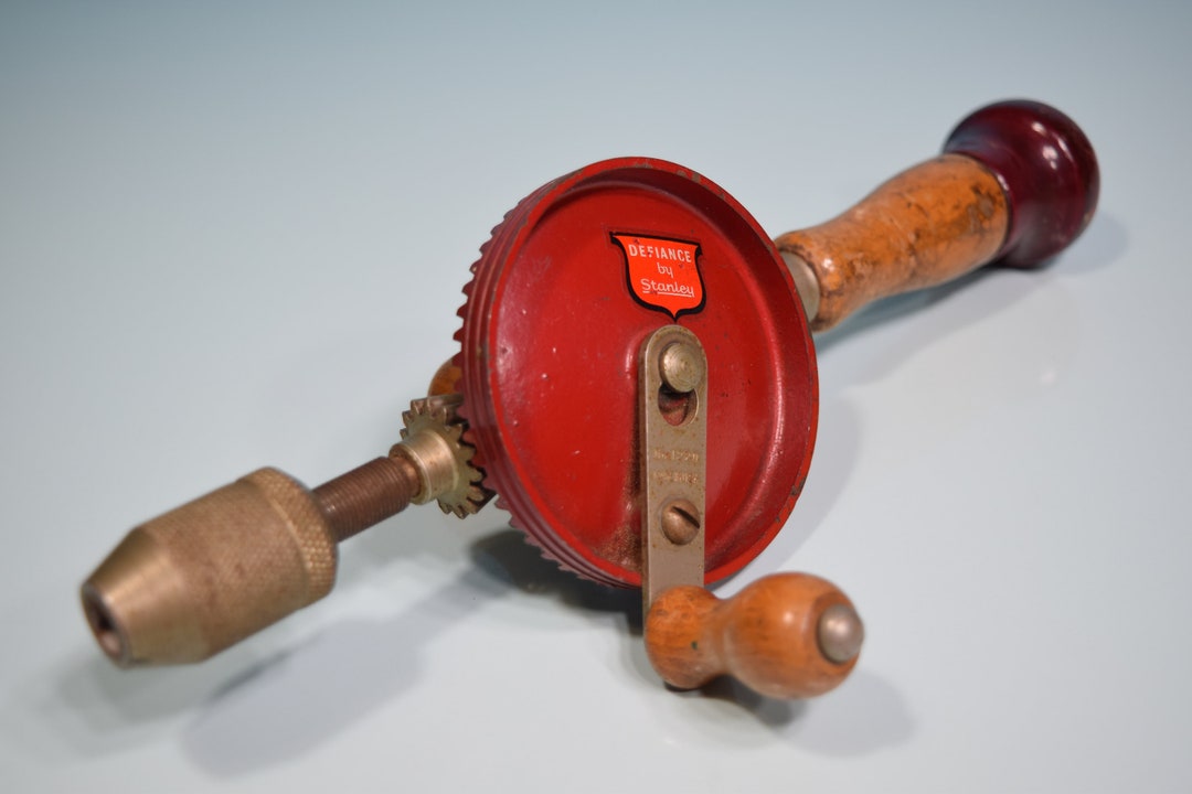 Stanley Defiance 1220 Double Pinion Hand Drill Bit Compartment in ...