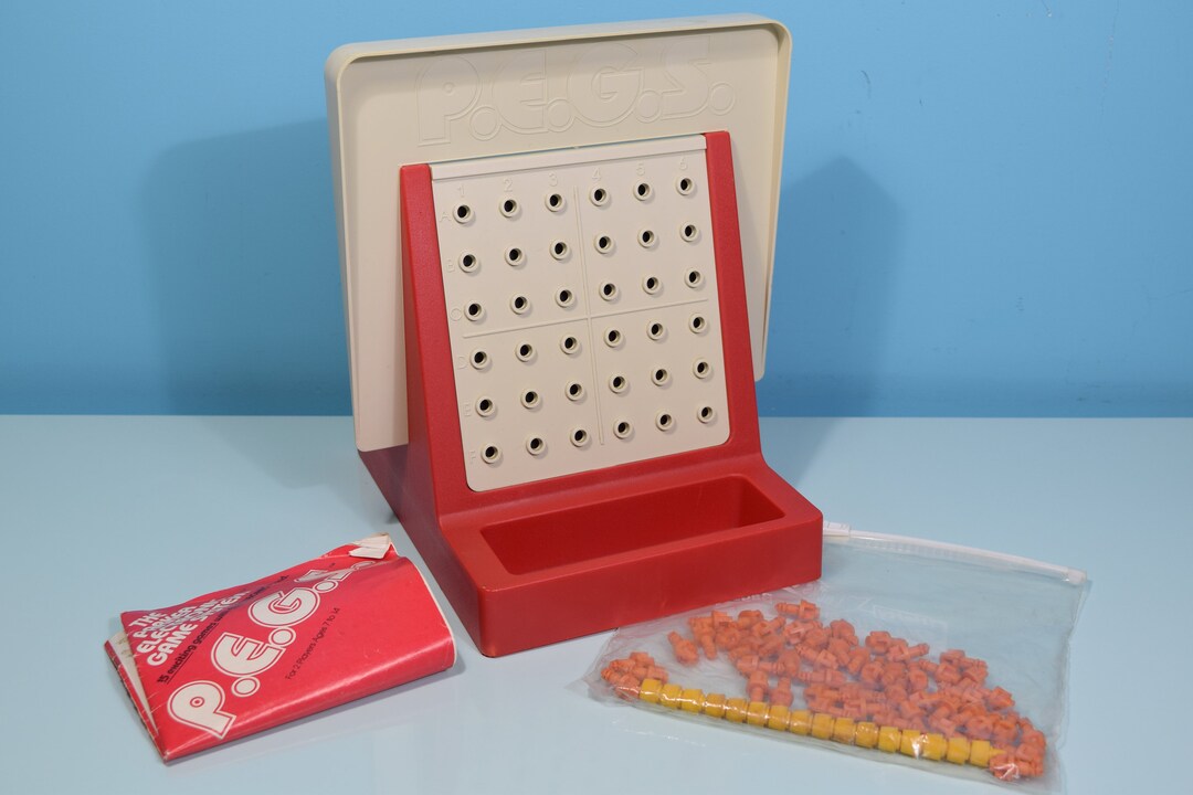 Vintage PEGS P.E.G.S. Electronic Board Game the Parker Electronic Game ...