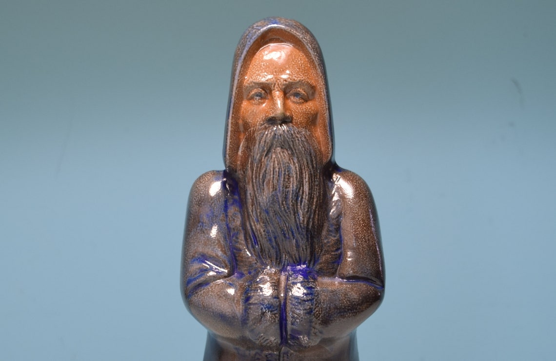 Unique Wizard Figurine Hand Painted & Signed - Etsy