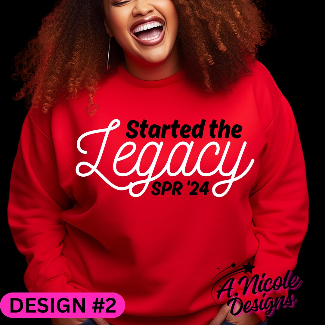 Started the Legacy Shirt Personalized | Sorority Girl | Delta Sigma ...