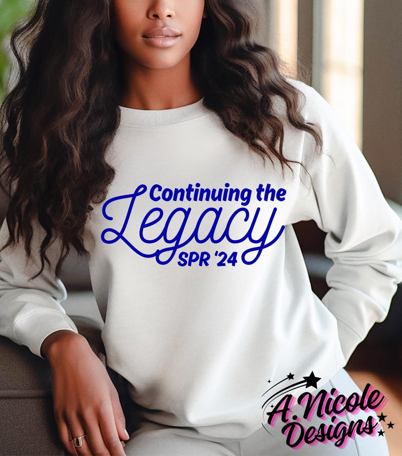 Continuing the Legacy Shirt Personalized | Zeta Phi Beta Sorority - Etsy