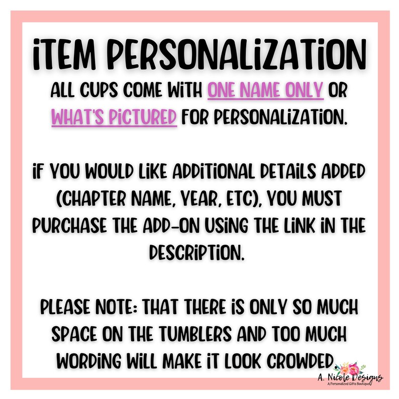 Alpha Kappa Alpha Tumbler, AKA Sorority Girl Gift - Etsy