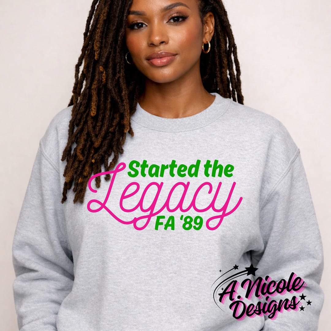 Started the Legacy Shirt Personalized | AKA Sorority | Alpha Kappa ...