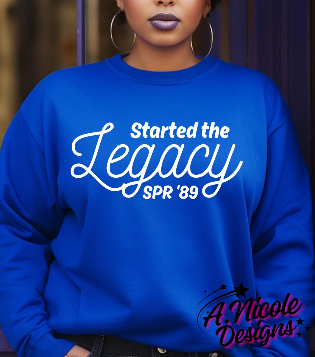 Started the Legacy Shirt Personalized | Zeta Phi Beta Sorority - Etsy