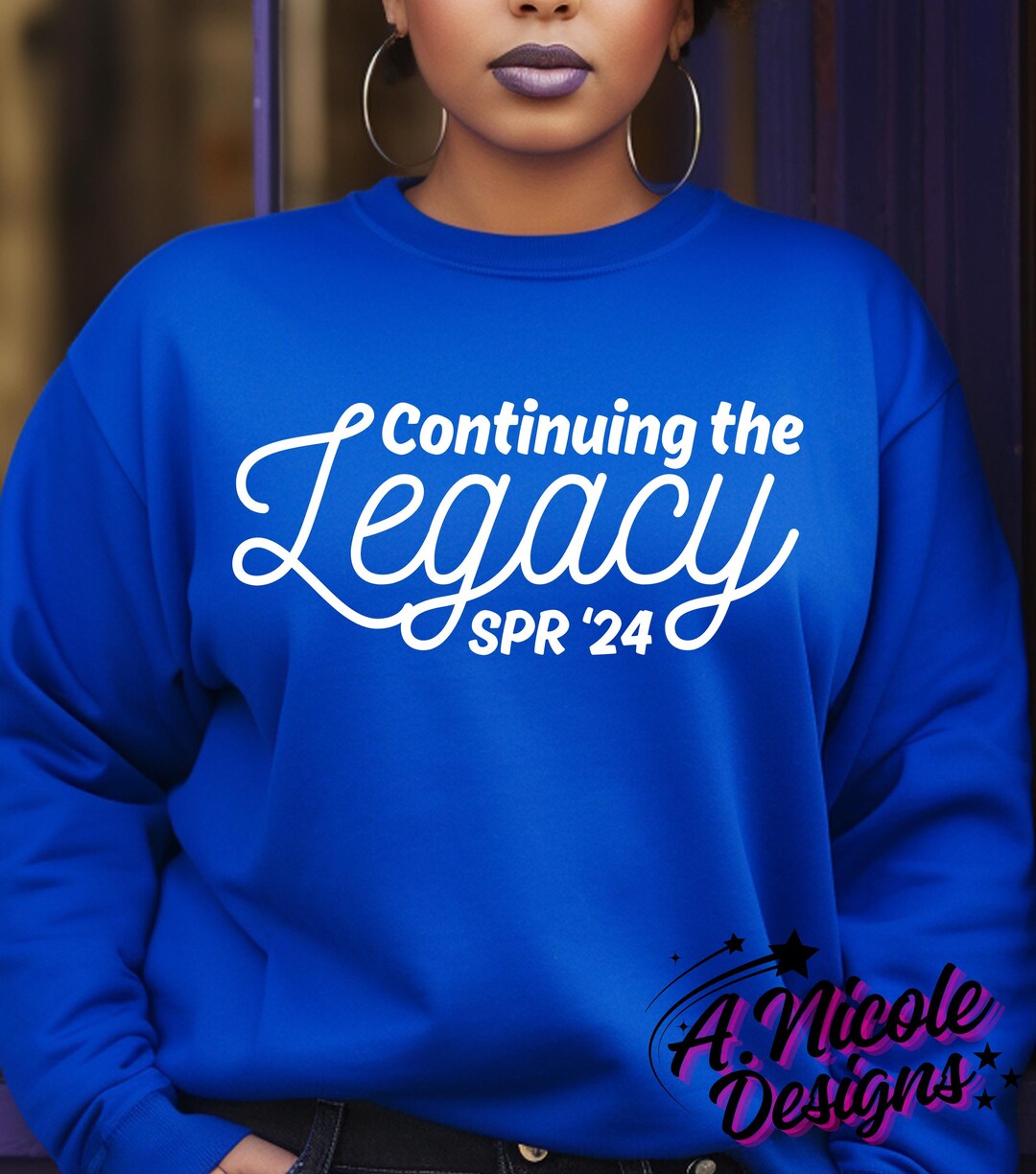 Continuing the Legacy Shirt Personalized | Zeta Phi Beta Sorority - Etsy