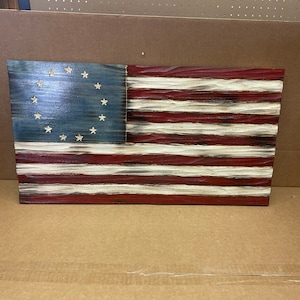 Small - Betsy Ross Flag - Etsy