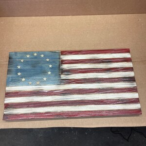 Small - Betsy Ross Flag - Etsy