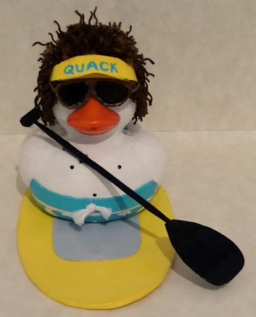 Handcrafted SUP Rubber Duck Figurine: Watersports Collectible - Etsy