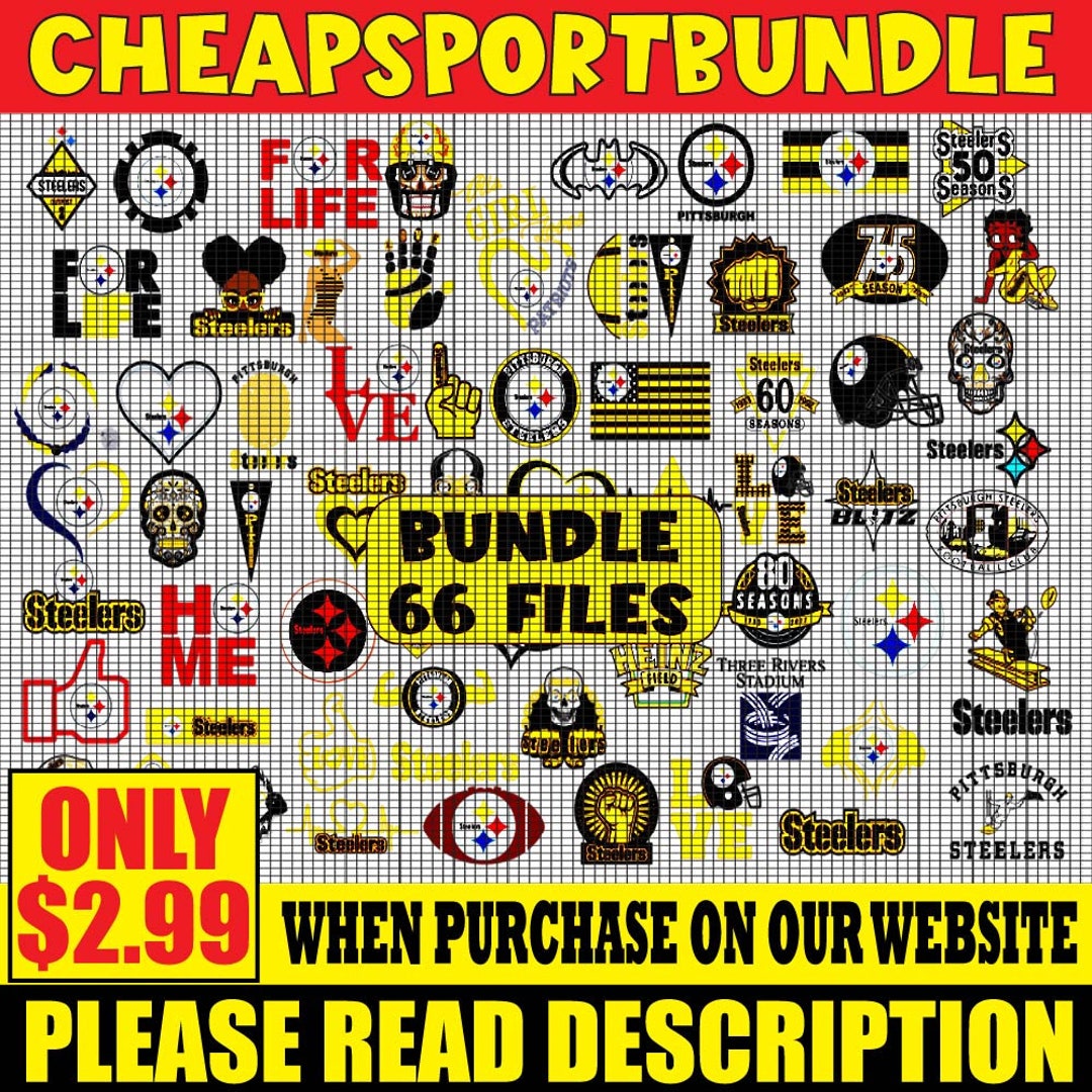 Pittsburgh-steelers-svg Clipart Bundle Cutting File NFL - Etsy