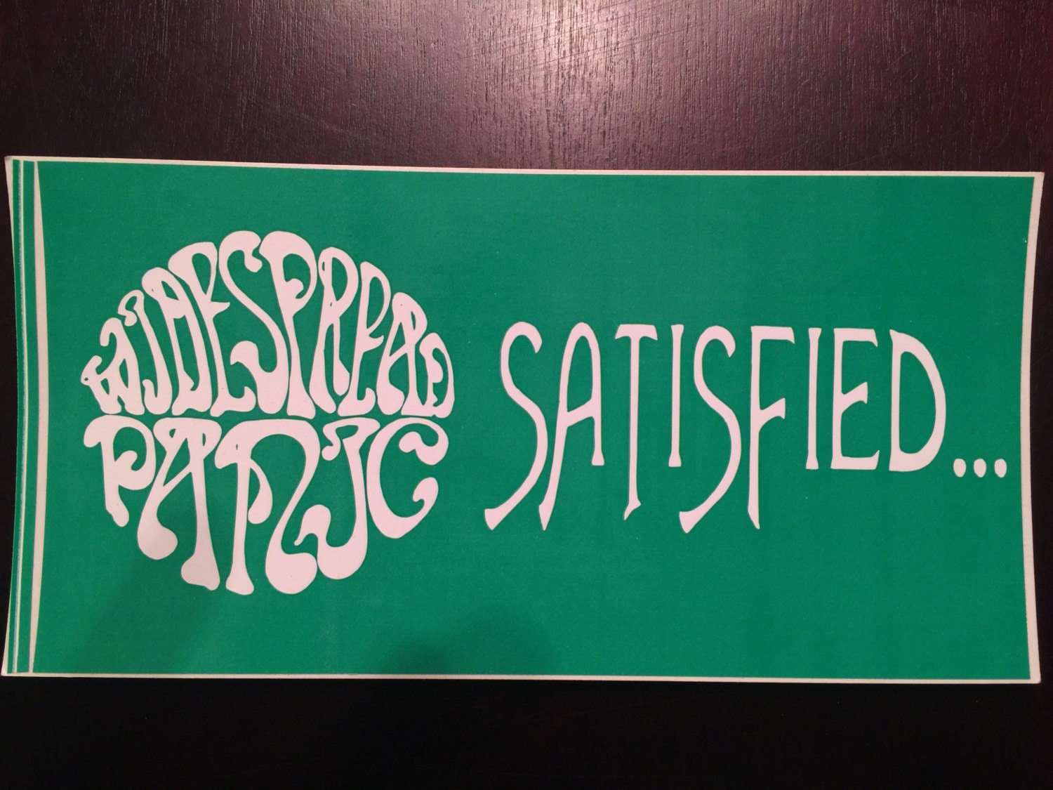 Widespread Panic Satisfied Sticker - Etsy