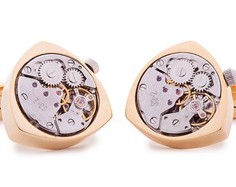 Watch cufflinks | Etsy