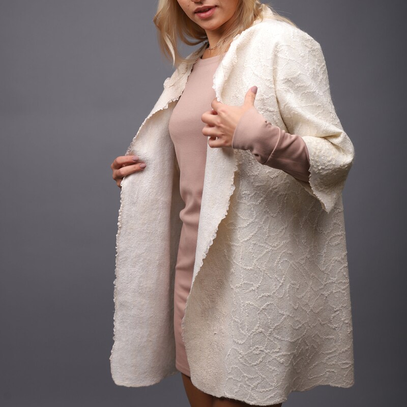 White Evening Jacket - Etsy