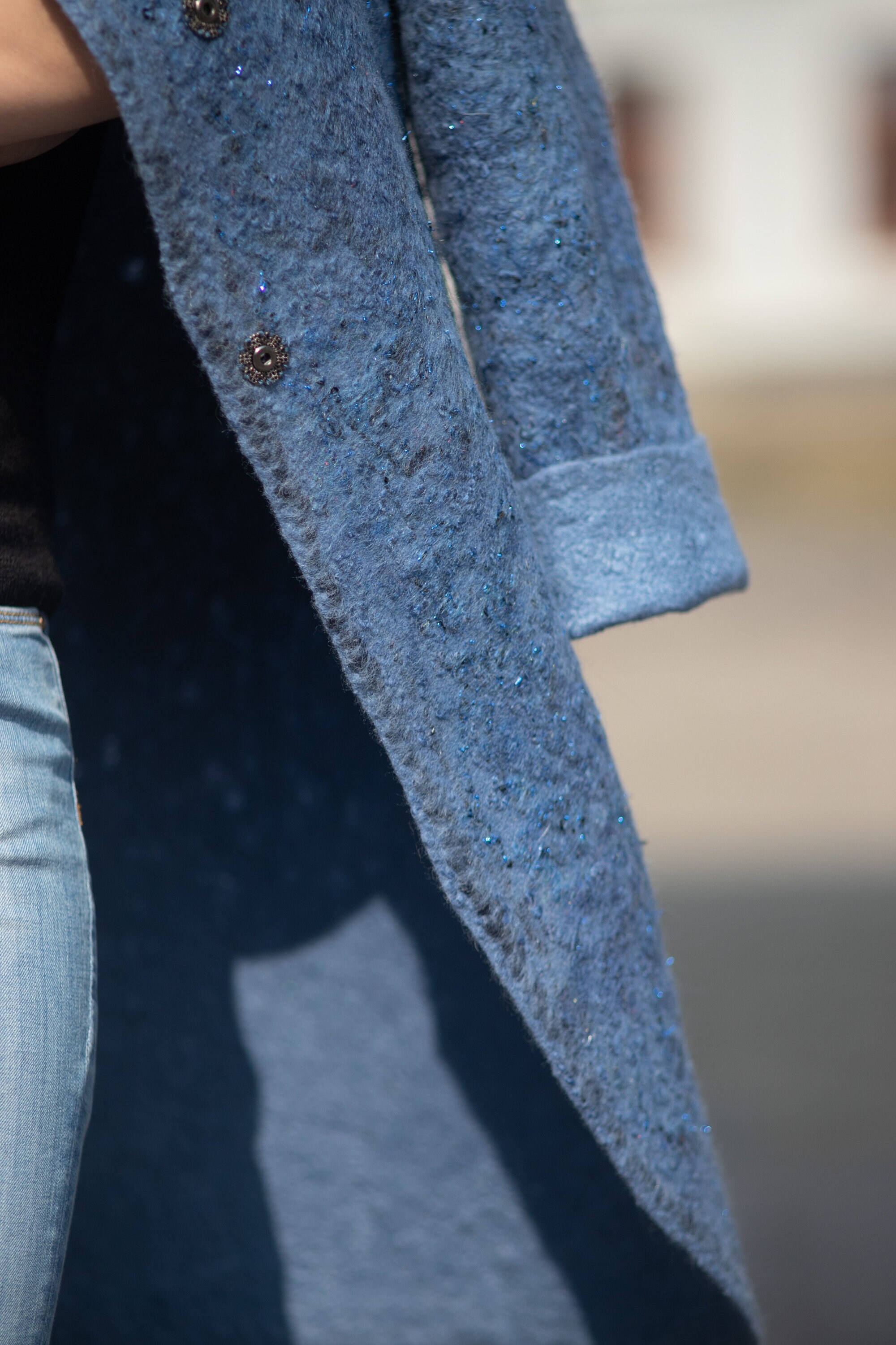 Felted Cardigan, Light Spring Coat, Felted Coat, Handmade Woman's Coat ...