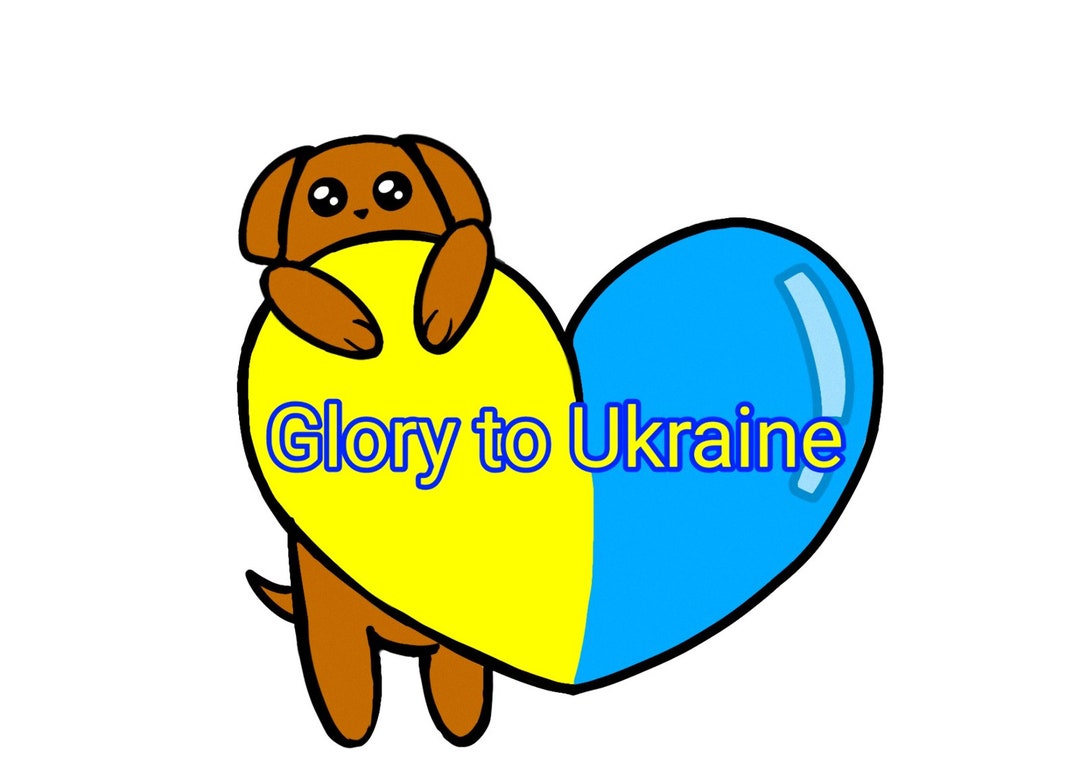 Digital File Ukrainian Artist "ukrainian Dog of Freedom" Digital ...