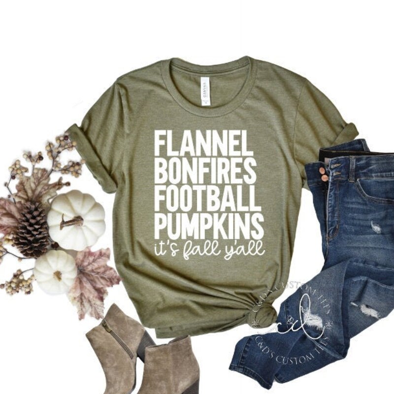 Fall Graphic Tee - Etsy