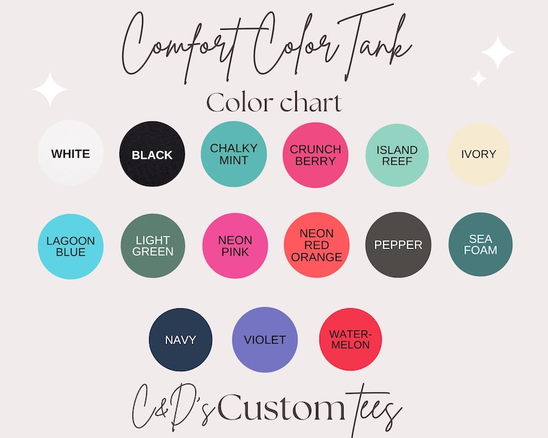 Summer Comfort Color Tank Top - Beach Pool Tank Top - Summer Tanks ...