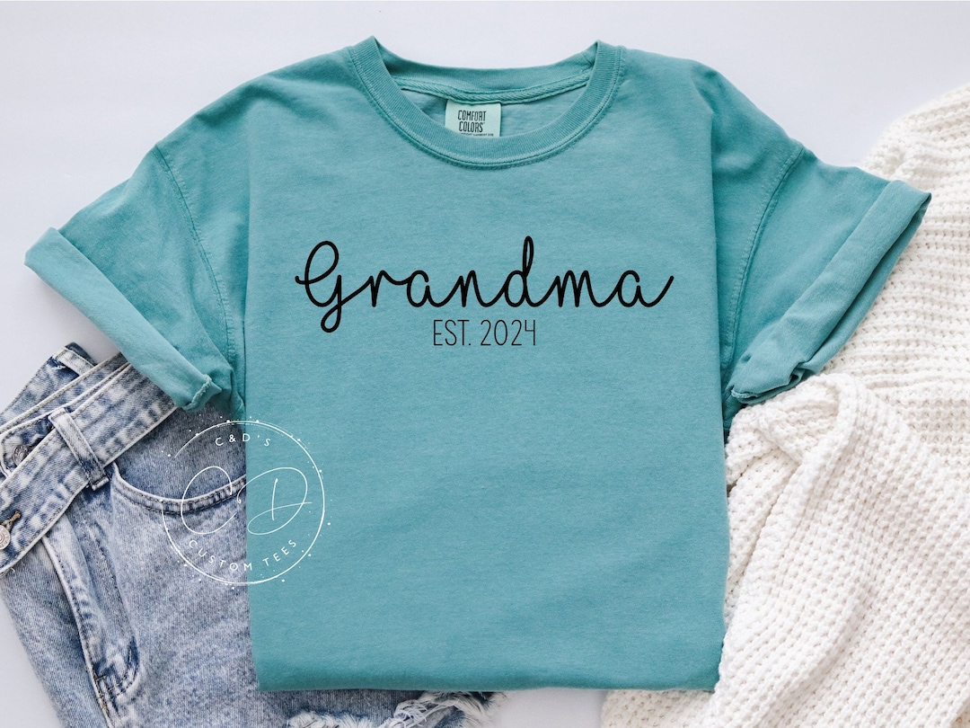 Custom Grandma Est Shirt, Grandma Shirt, Nana Shirts, Gift for ...