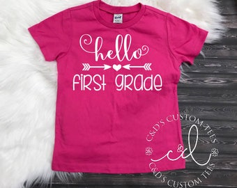 First grade shirt | Etsy